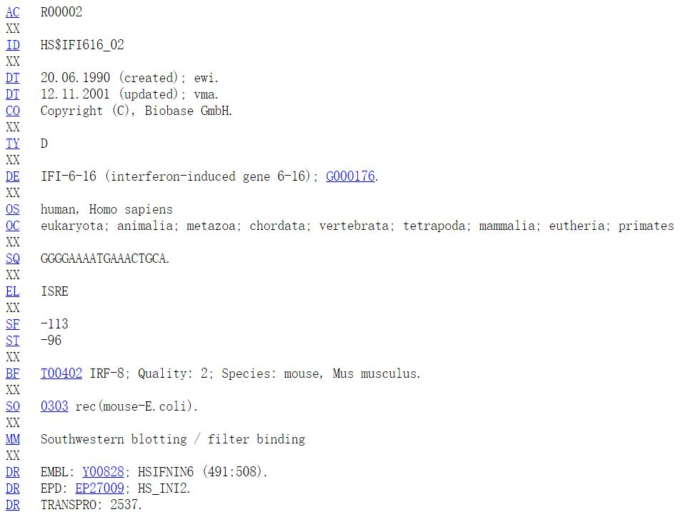 TRANSFAC:转录因子及其靶基因数据库-CSDN博客
