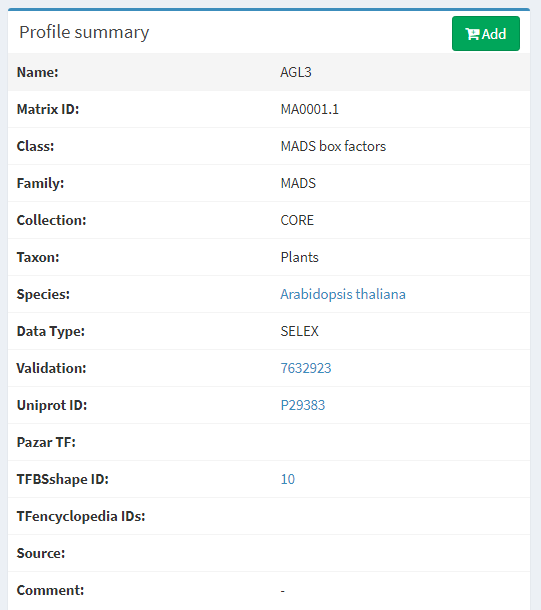 JASPAR:转录因子motif数据库-CSDN博客