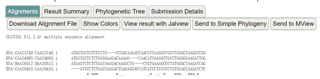 使用Clustal进行多序列比对-CSDN博客
