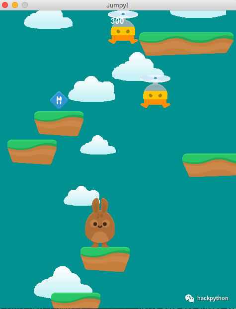 利用 Pygame 开发一款游戏「跳跳兔」一 Csdn博客 