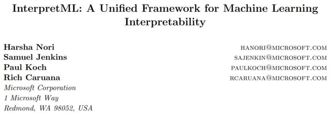 微软开源可解释机器学习框架InterpretML-CSDN博客