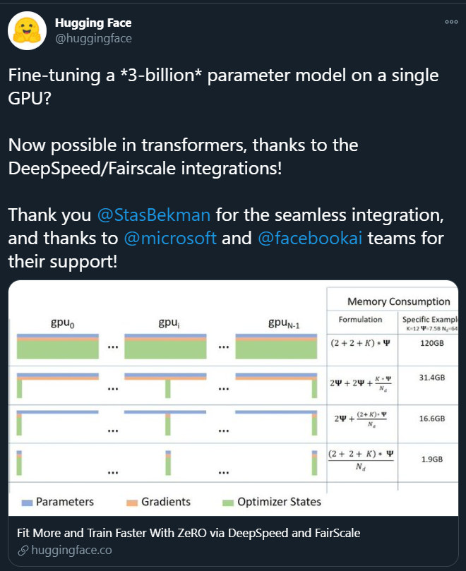 训练一个130亿参数的模型要用几个GPU？微软：一个就够-CSDN博客