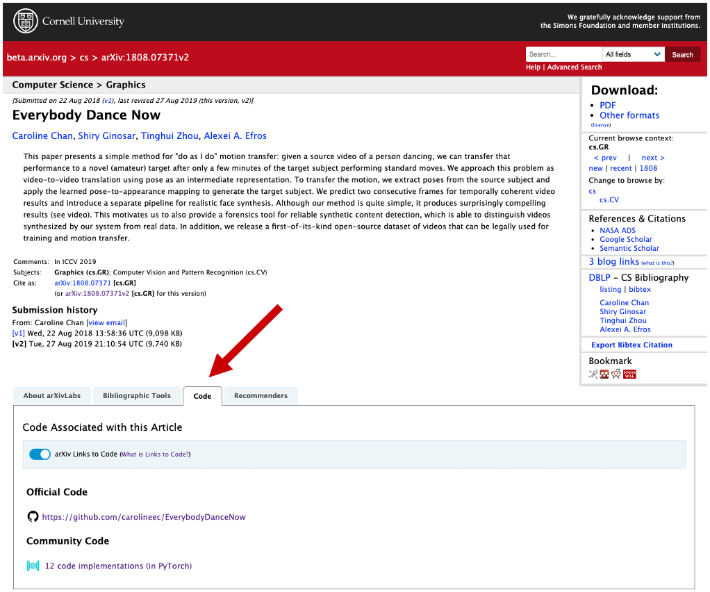 强强联合！Papers with Code携手arXiv，上传论文、提交代码一步到位-CSDN博客