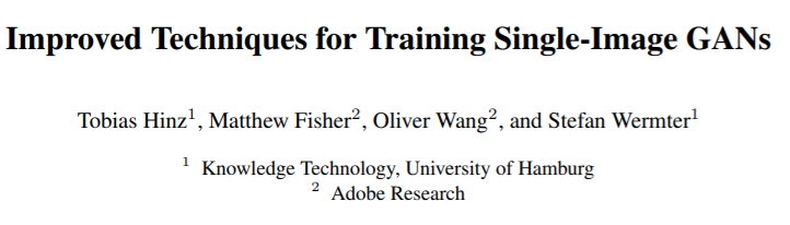 单图训GAN！如何改进SinGAN？_singan改进-CSDN博客