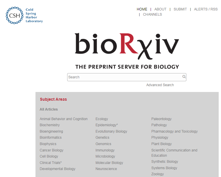 生物领域预印本bioRxiv发展概览-CSDN博客