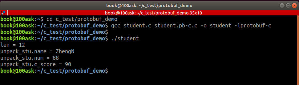 Linux：protobuf——一种更小、更快、更高效的协议（protobuf-c使用方法）-CSDN博客