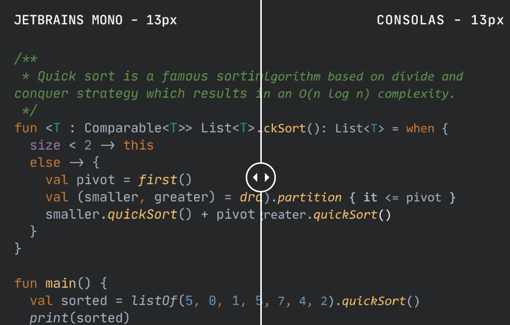 真香！JetBrains 推出编程字体 Mono，开源免费可商用-CSDN博客