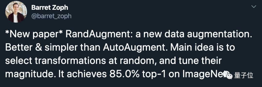 谷歌大脑开源「数据增强」新方法：RandAugment，在ImageNet准确率达85%-CSDN博客