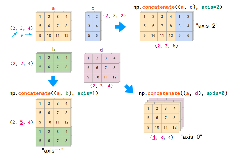 看图学numpy：掌握n维数组基础知识点，看这一篇就够了 Csdn博客 