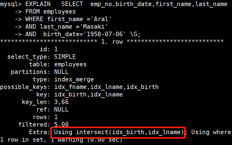 详述mysql Using Intersect交集算法 Csdn博客 