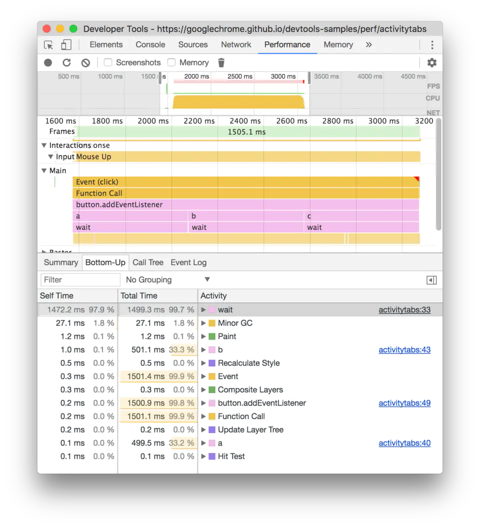 手把手教你看懂Chrome火焰图！（调试性能必备）-CSDN博客