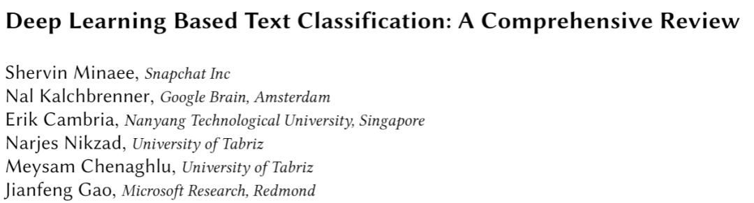 一份最新的、全面的NLP文本分类综述-CSDN博客