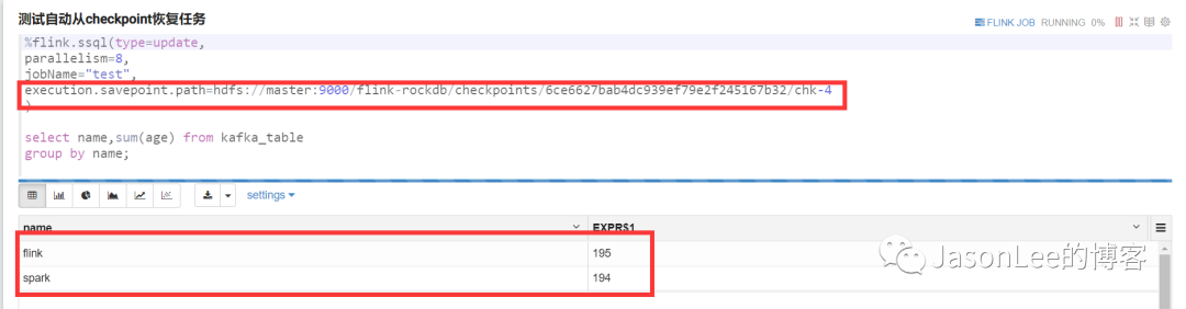 Flink on zeppelin从checkpoint&savepoint自动恢复任务 -CSDN博客