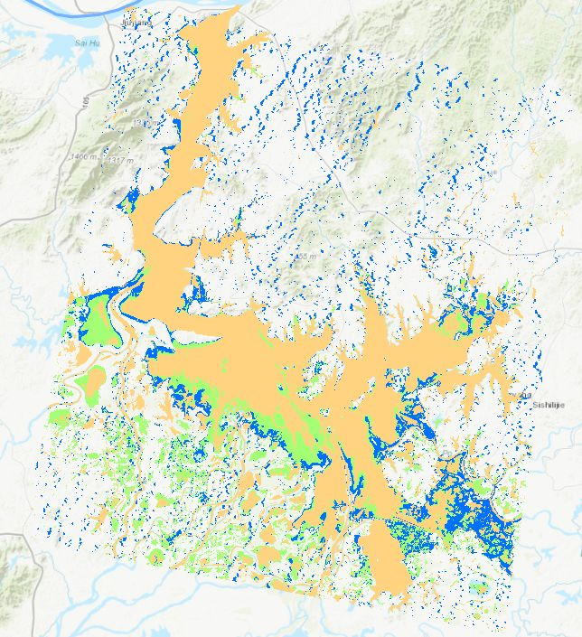 鄱阳湖湖水面积变化动态监测_GISer_YXwang的博客-CSDN博客