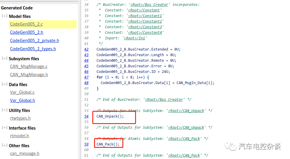 MBD之代码生成——CAN Pack/Unpack模块的代码生成_can unpack模块生成c代码-CSDN博客