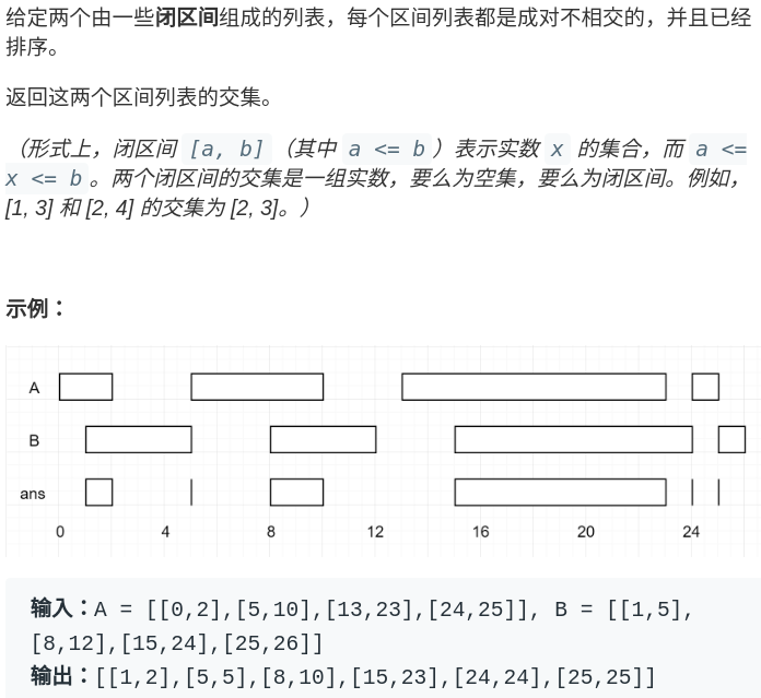 如何优雅地求出两组区间的交集 Csdn博客 