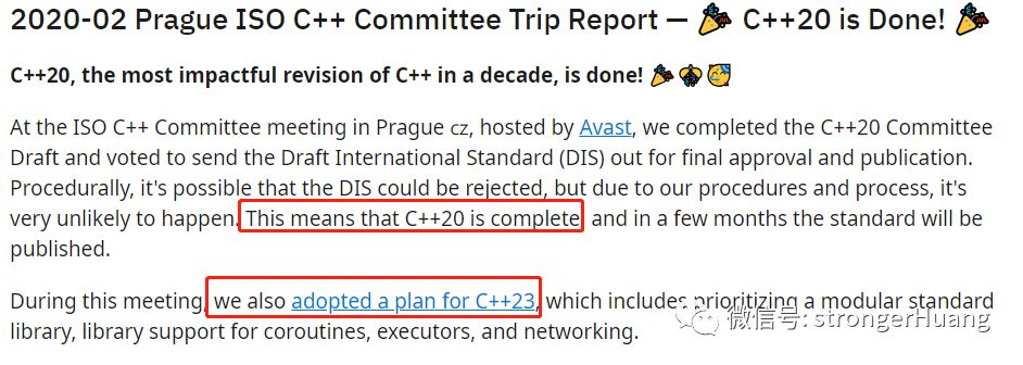 十年来影响最大的C++ 20准备发布，C++ 23提上议程-CSDN博客