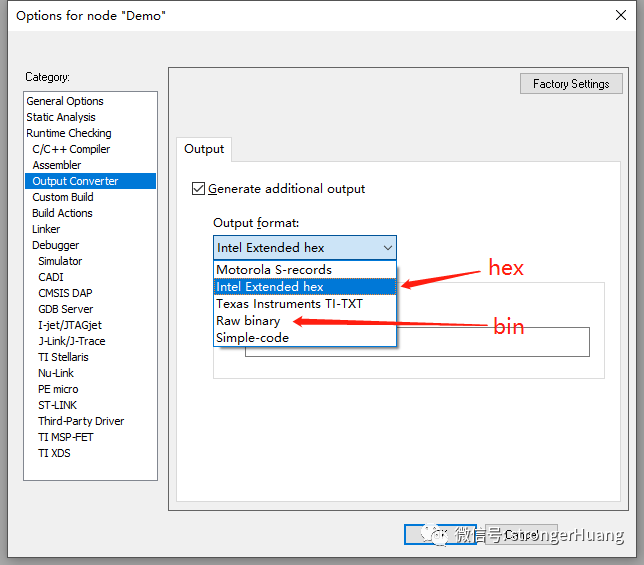 Keil MDK利用 fromelf 实现axf 转 bin 的方法-CSDN博客