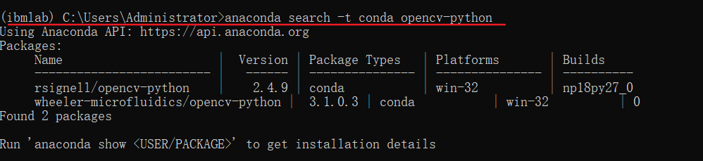 Anaconda报错-PackagesNotFoundError: The following packages are not available from current channels ...