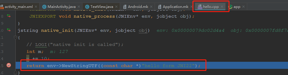 使用Android studio开发jni，并实现单步调试c/c++代码_android studio jni 单步调试-CSDN博客