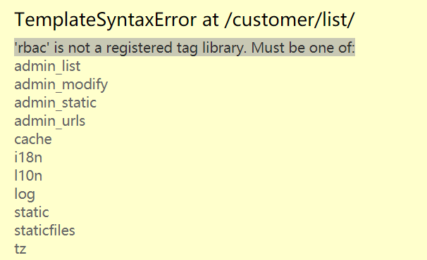 Templatesyntaxerror Staticfiles Is Not A Registered Tag Library Must Be One Of 程序员大本营