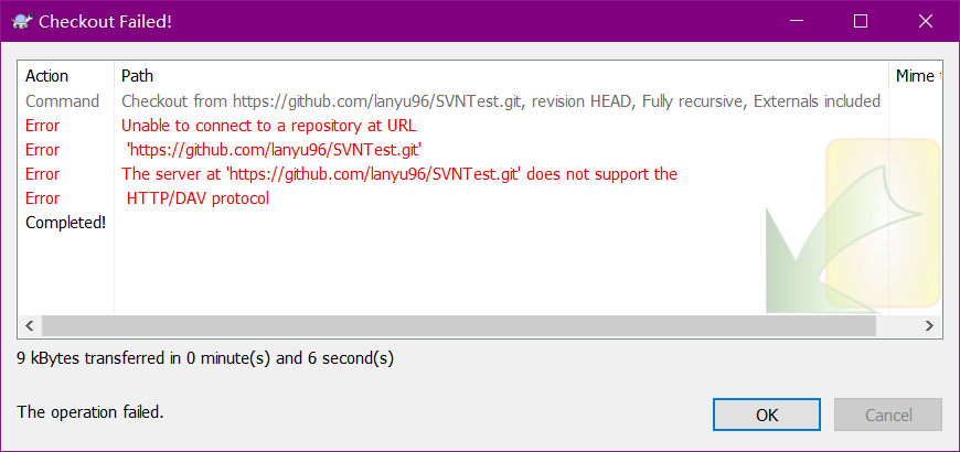TortoiseSVN提示Error: Unable to connect to a repository at URL 的解决方法_tortoisesvn unable to connect ...