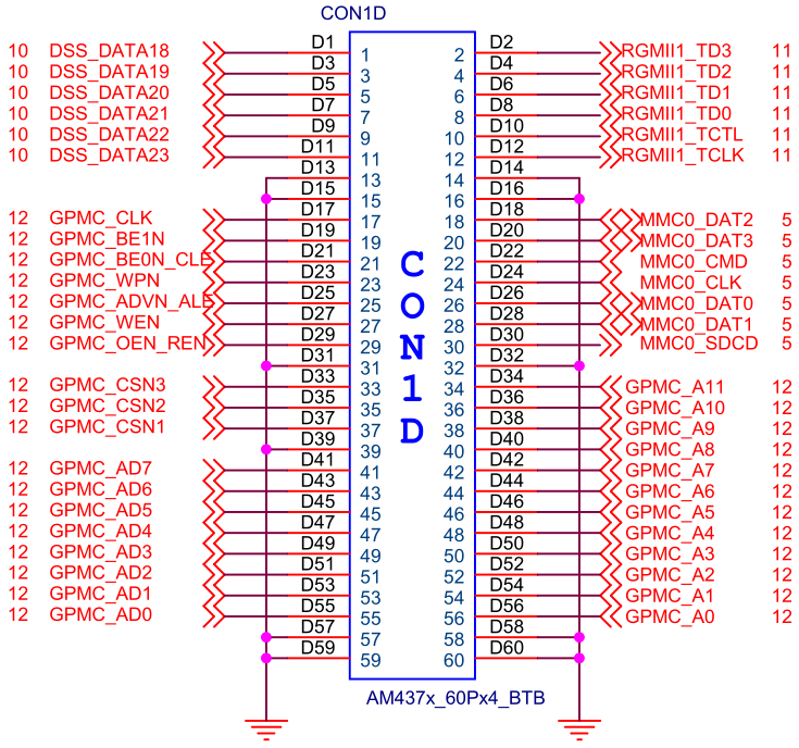 创龙TI AM437x ARM Cortex-A9底板B2B连接器、RTC座 – 源码巴士