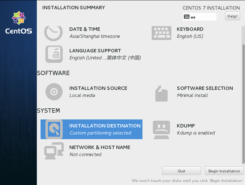 物理机安装centos7(u盘安装）——详细版_u盘centos烧机配置-CSDN博客