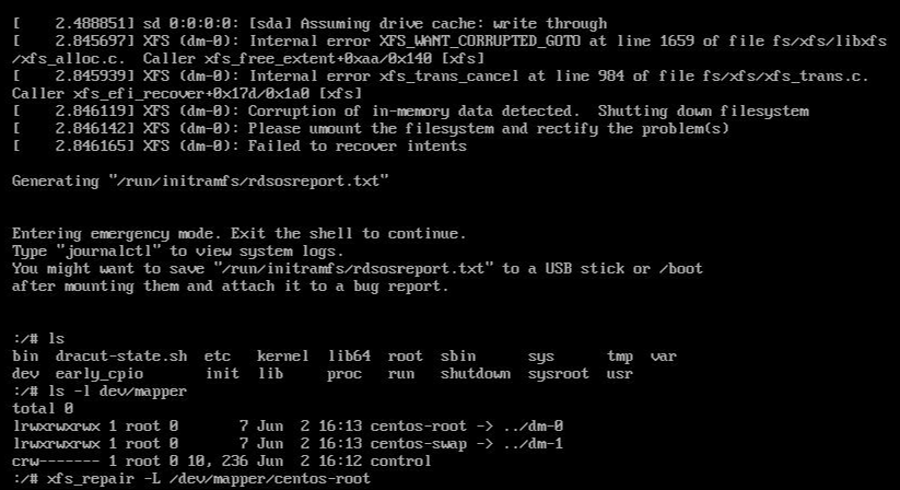 虚拟机Centos报corruption of in-memory data detected错误的恢复_currupt of in-memory data-CSDN博客