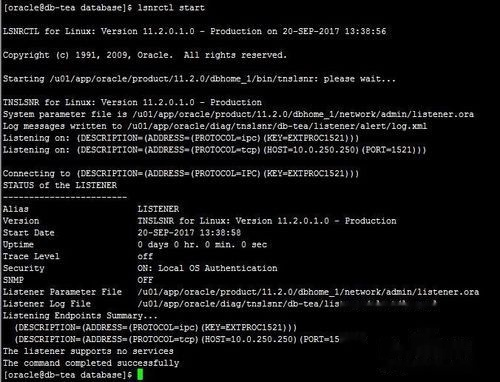 Linux环境下启动或停止Oracle监听_lsnrctl status no listener-CSDN博客