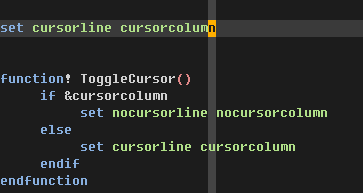 vim cursor settings - Programmer Sought