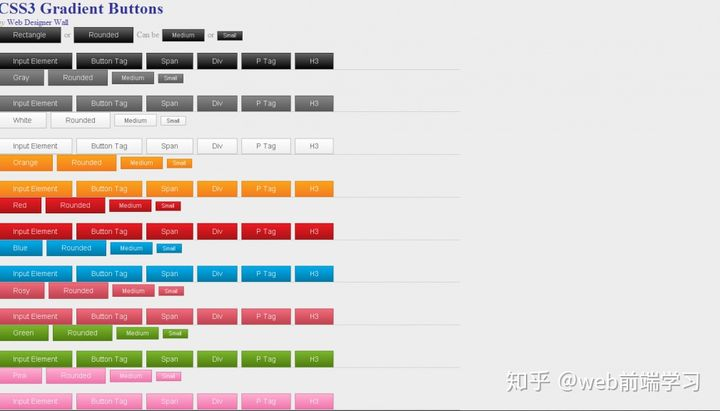 （收藏）漂亮的css button样式汇总_好看的button_程序员的生活1的博客-CSDN博客