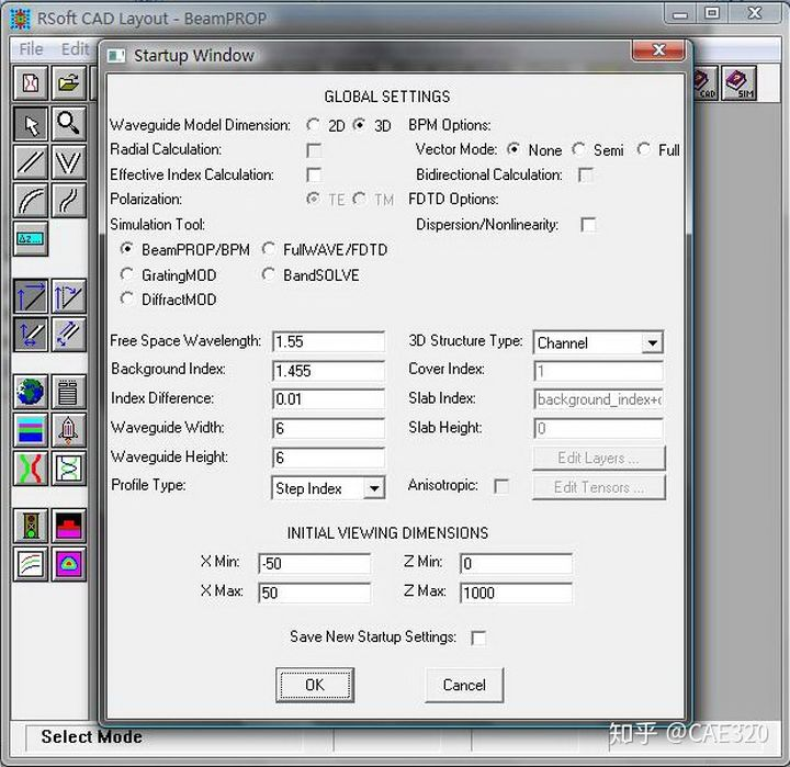 利用RSoft的BPM算法对光波导和简单光波导器件进行仿真_rsoft bmp-CSDN博客