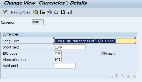 SAP S/4HANA货币类型(Currency Types)和货币(Currency)配置 - 程序员大本营