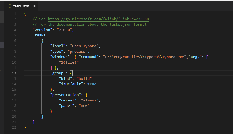 vscode创建task任务快速启动typora_vscode task 多任务-CSDN博客