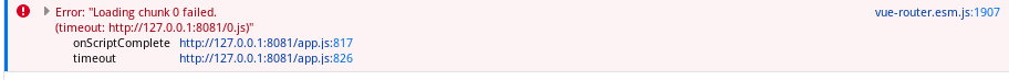vue-router.esm.js: Error: “Loading chunk 0 failed“ 完美解决方案-CSDN博客