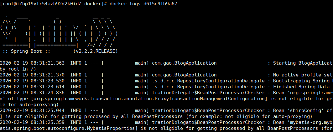 使用docker部署springboot项目并连接上mysql数据库docker 启动jar包配置数据库地址 Csdn博客
