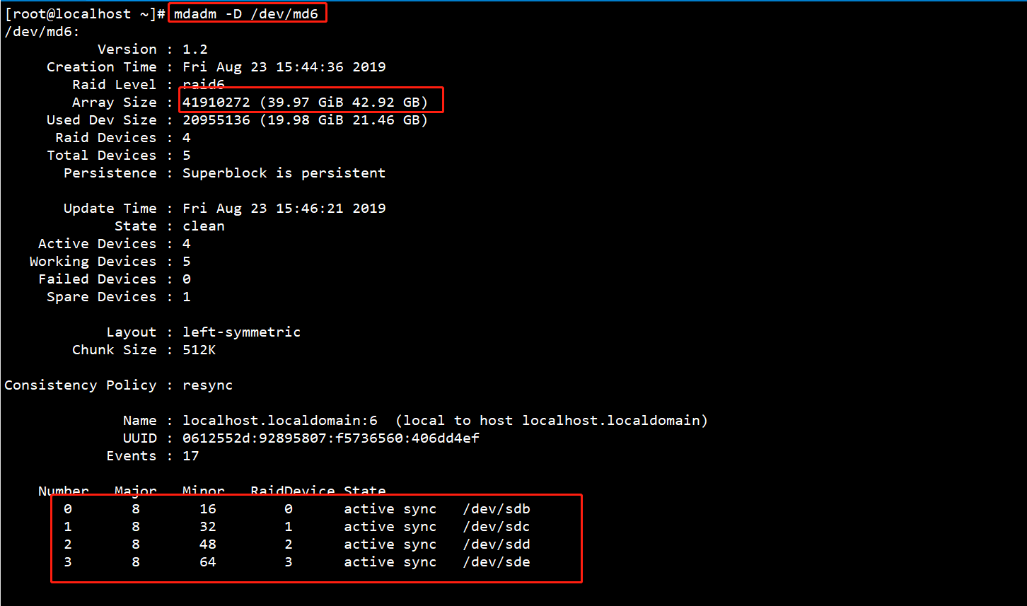 CentOS 7 RAID磁盘阵列详解二、（raid5、raid6、raid10）全程可跟做_在centos中,使用4个硬盘构建raid5-CSDN博客