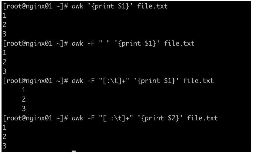 Awk 不一样的分隔符 空格分隔符awk以空格为分隔符 Csdn博客 