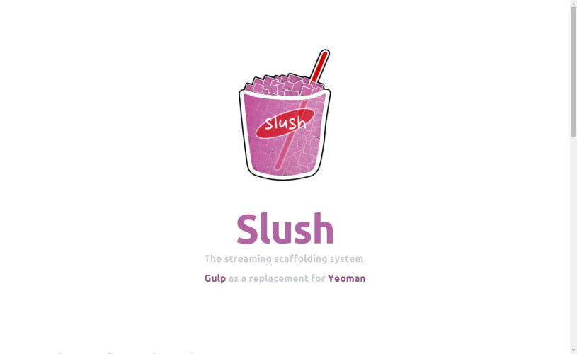 gulp jq项目脚手架_使用Gulp和Slush轻松进行项目脚手架-CSDN博客