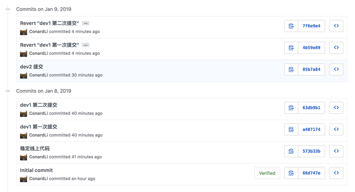 [Git revert] Error report commit is a merge but no -m option was given ...
