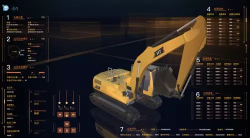 基于 HTML5 WebGL 的 3D 挖掘机_HT for Web 3D-CSDN博客