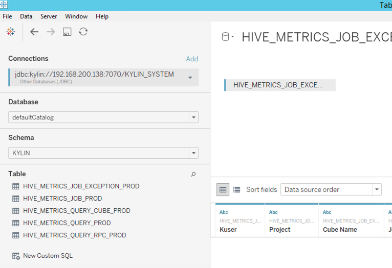 Tableau Generic JDBC 连接 Kylin_genericjdbc-CSDN博客